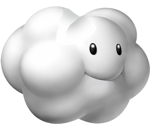 Download Lakitu Cloud - Super Mario Cloud - Full Size PNG Image - PNGkit
