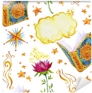 Download Watercolor Artistic Hand Drawn Seamless Pattern With ...