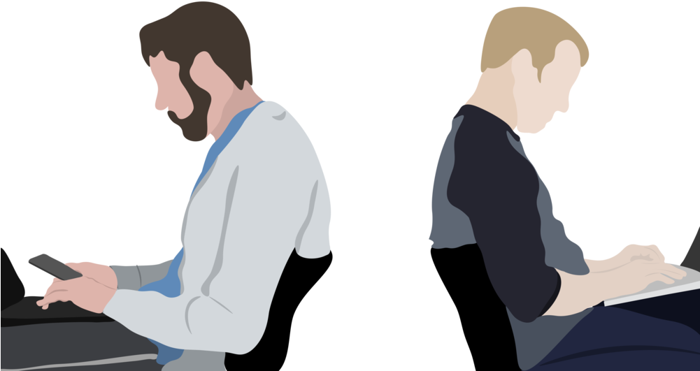 Download Two Men Back To Back - Full Size PNG Image - PNGkit