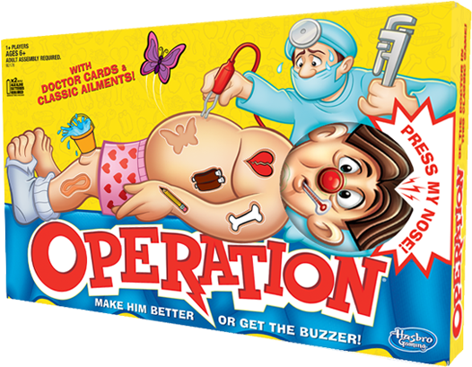 Download Hasbro Games Operation Game Hero - Hasbro Operation Board Game ...