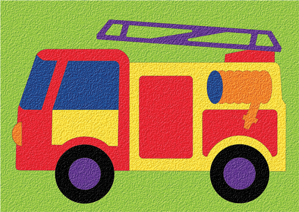 Download Lauri® Crepe Rubber Puzzle Fire Truck - Lauri Crepe Rubber ...