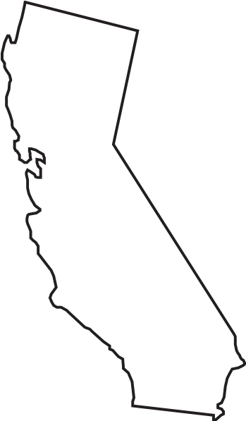 Download Transparent California State Bar - California Outline Clip Art ...
