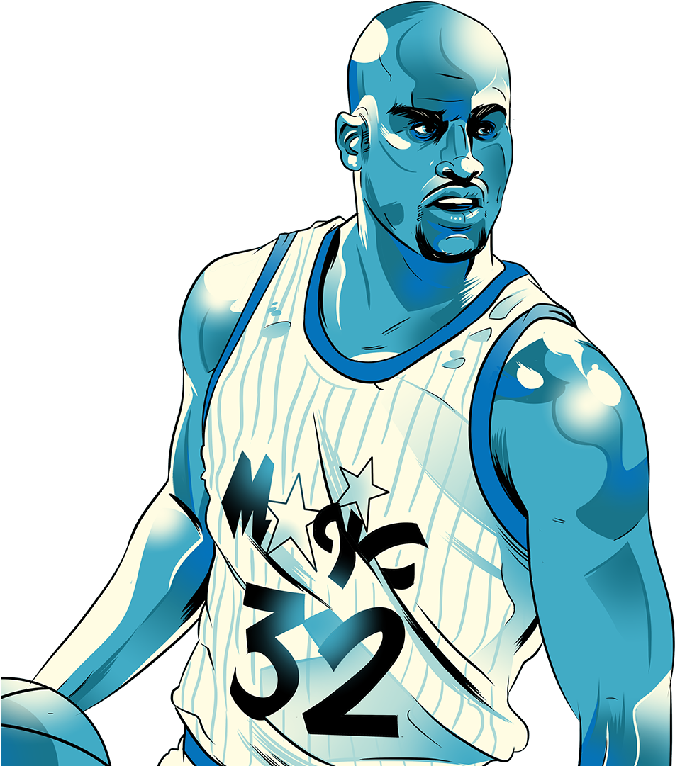 Download 1990s Orlando Magic Oral History - Shaq Magic Png - Full Size ...