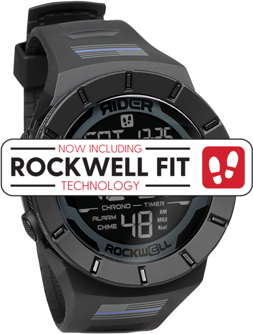 Download Coliseum Fit™ - Rockwell Coliseum Thin Blue Line Watch - Full ...