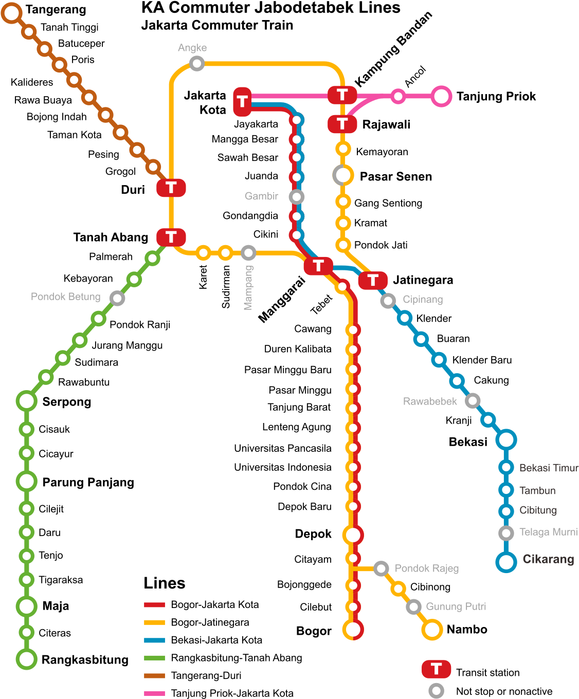 Download Commuter Line Cikarang Rute - Full Size PNG Image - PNGkit