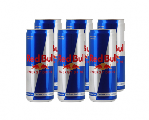 Download Red Bull 6 Cans - Full Size PNG Image - PNGkit
