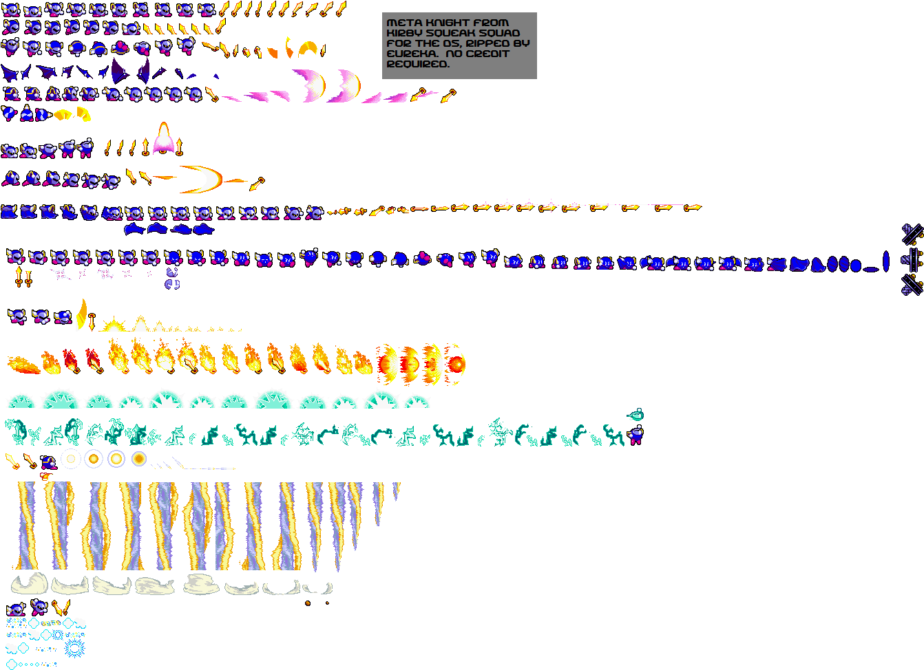 Meta Knight Sprites