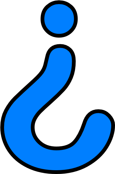 Download Upside Doen Question Mark Radium Logo - Blue Upside Down ...