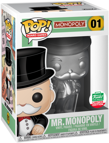 Download 01 Mr - Mr Monopoly Funko Pop - Full Size PNG Image - PNGkit