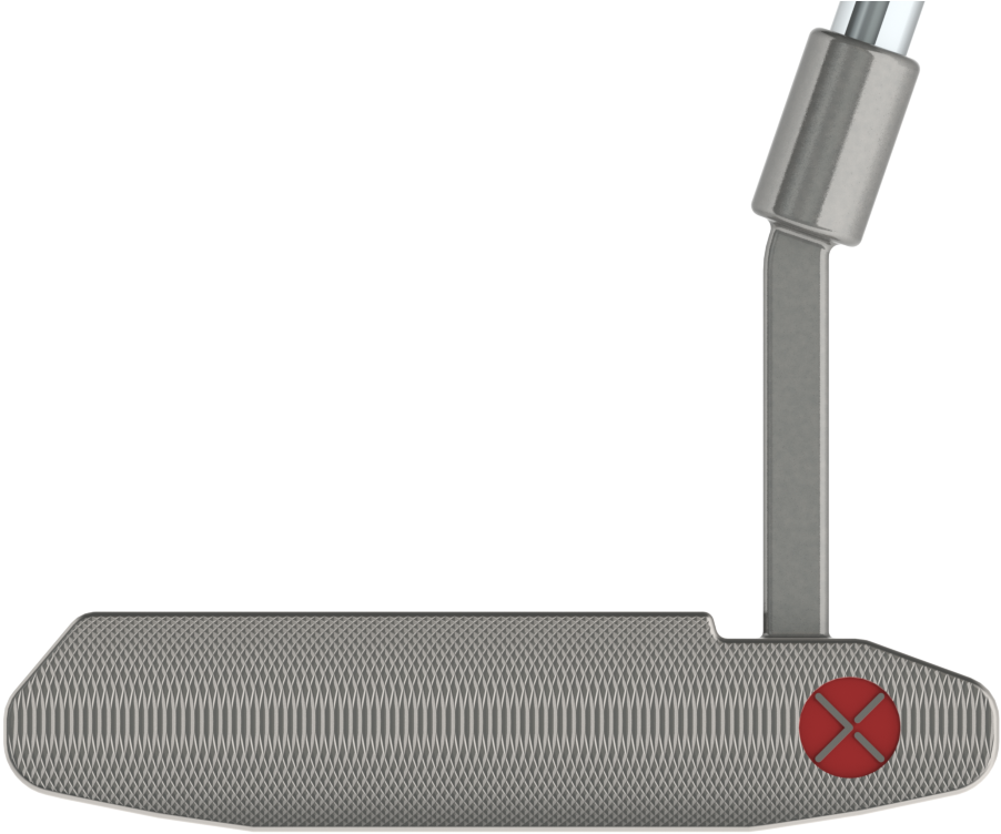 Download Bg 1 Straight Hosel White Half Pipe Face View - Putter - Full ...