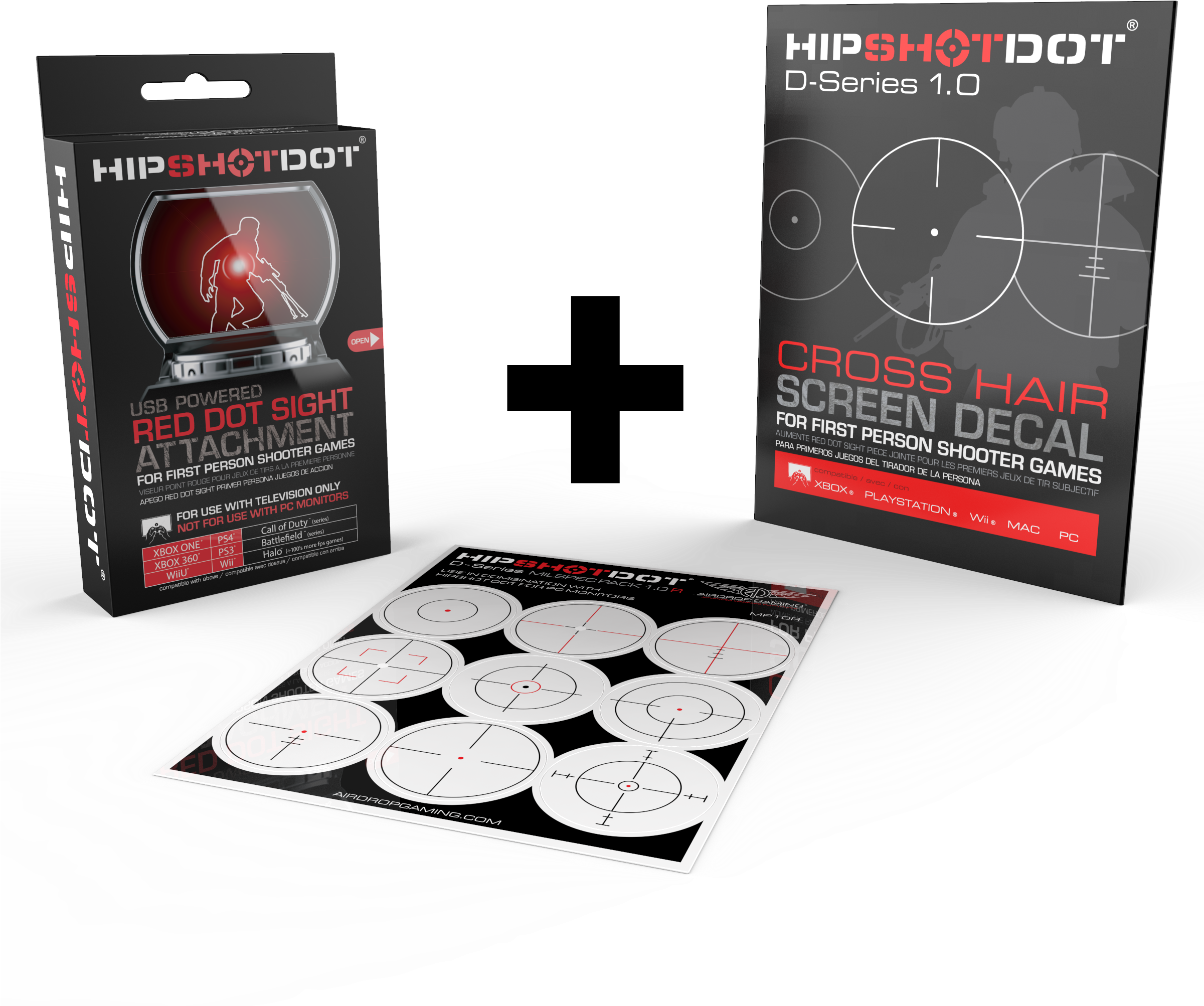 Download Get A Crosshair Decal With A Red Dot Sight For Gaming ...