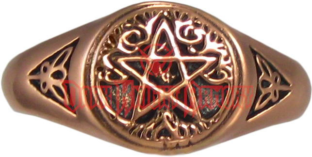 Download "copper Tree Pentagram Ring" - Full Size PNG Image - PNGkit