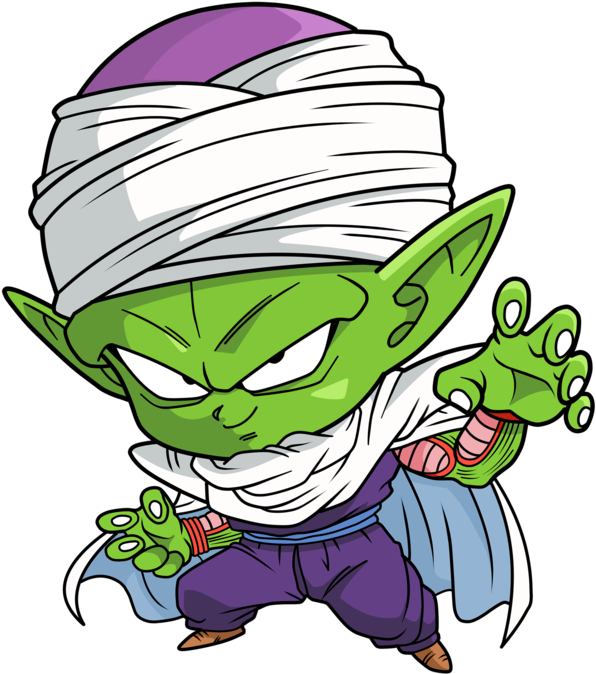 Download Piccolo Partying Png Vector Royalty Free - Drawing Chibi ...