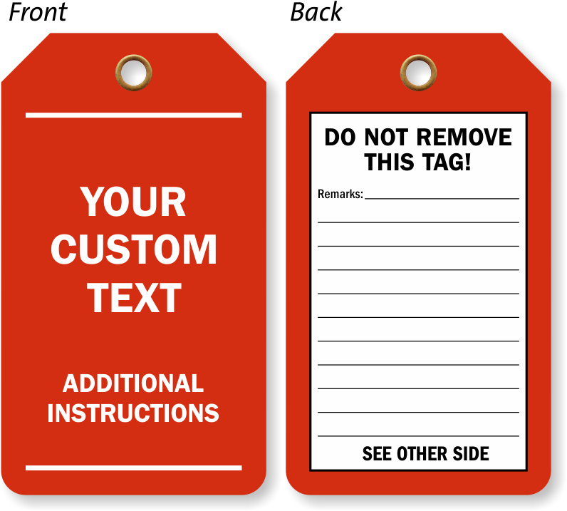 Download Zoom - Personalize - Unsafe Do Not Use, Heavy Duty 15 Mil ...