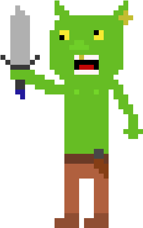 Download Goblin - Pixel Art - Full Size PNG Image - PNGkit
