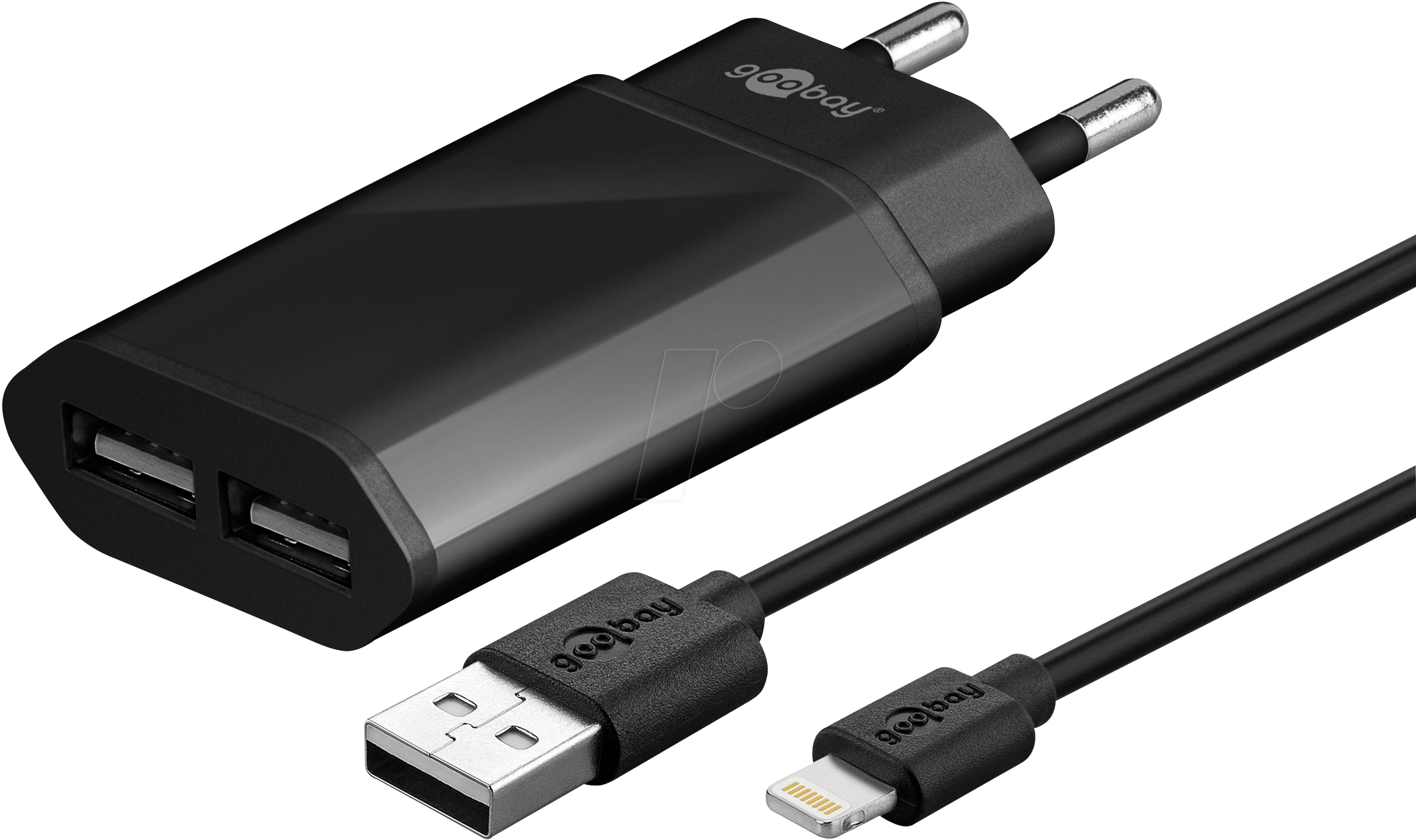 Download Usb Power Supply Unit, 2100 Ma, Slim, Black, Lightning - Micro ...