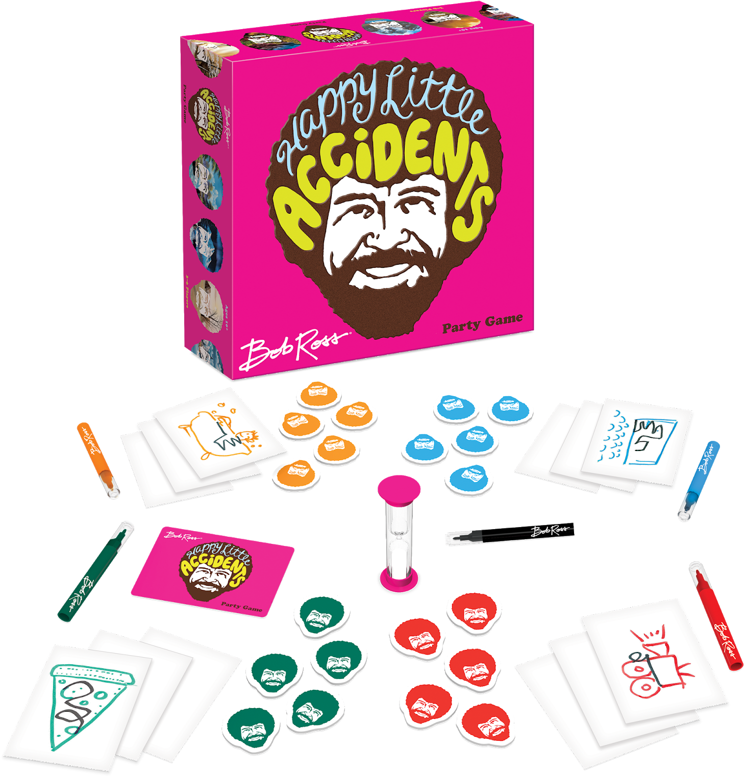 Download Bob Ross Happy Little Accidents Game - Full Size PNG Image ...