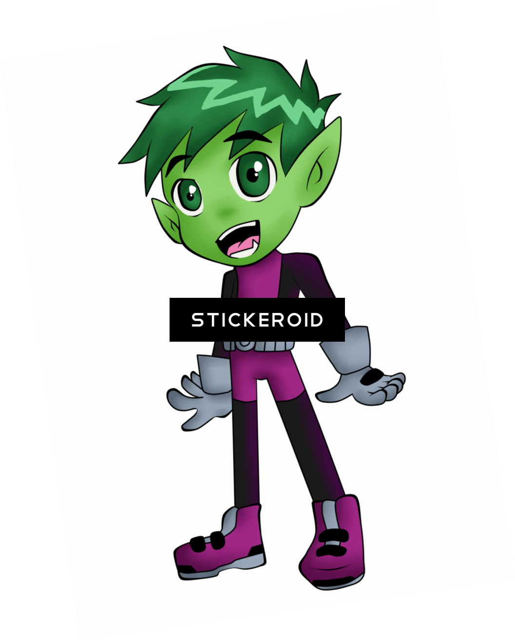 Download Beastboy - Cartoon - Full Size PNG Image - PNGkit
