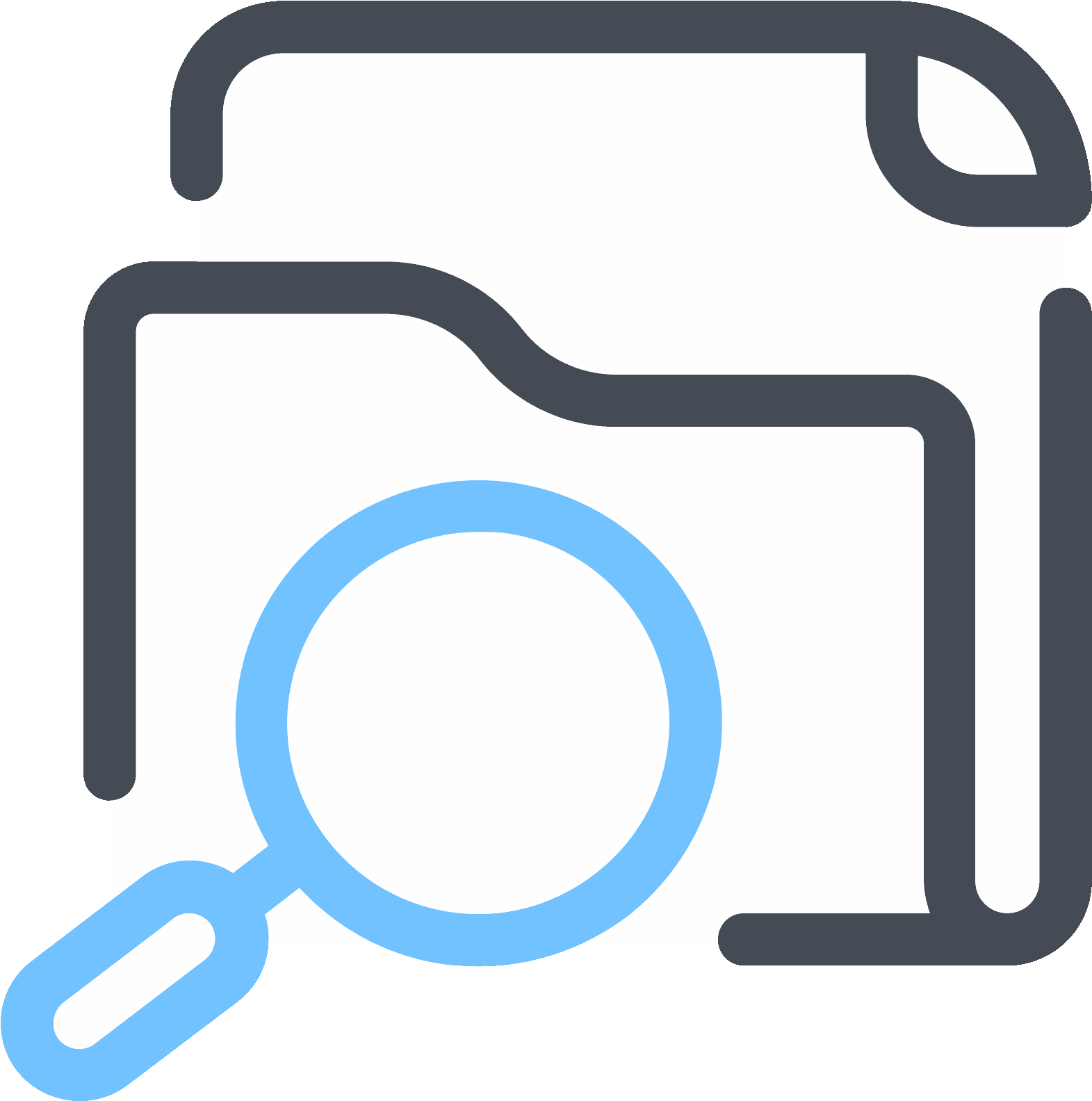 Download Transparent Search Folder Icon - Icon - PNGkit