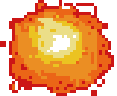 Download Explosion - Pixel Art - Full Size PNG Image - PNGkit