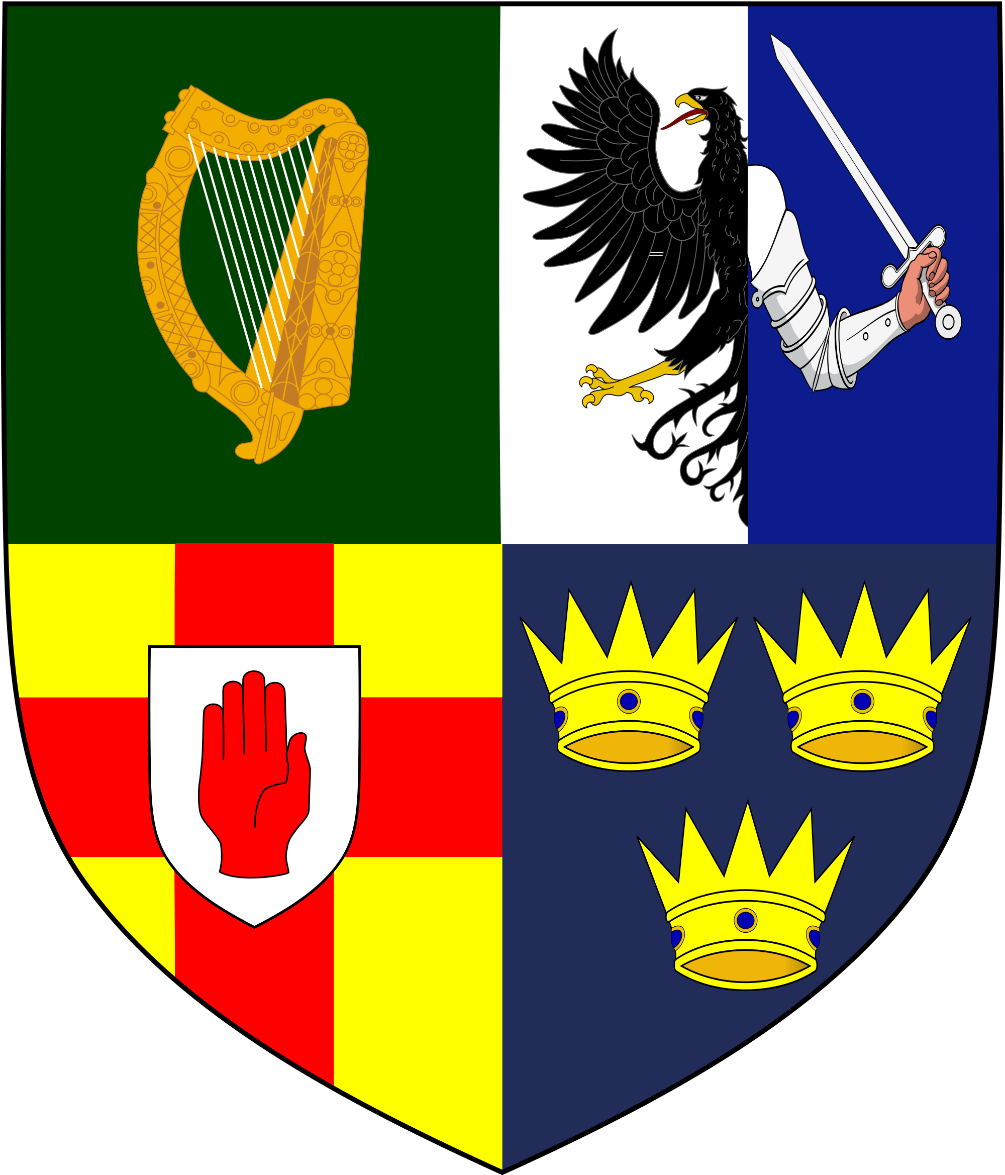 Download Open - Provinces Of Ireland Crest - Full Size PNG Image - PNGkit