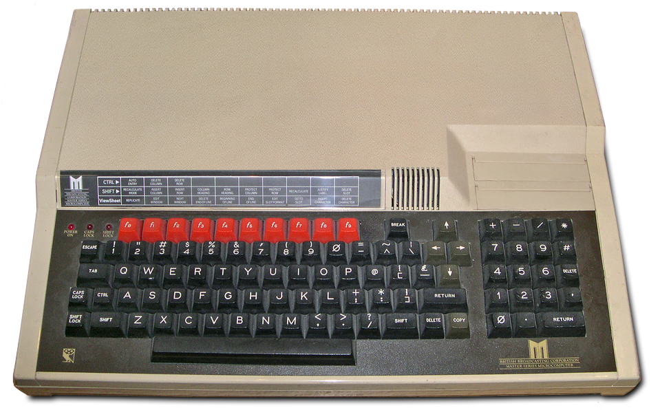 Download Acorn Bbc Master Series Transparent - Acorn Bbc Master 128 - Full Size PNG Image - PNGkit