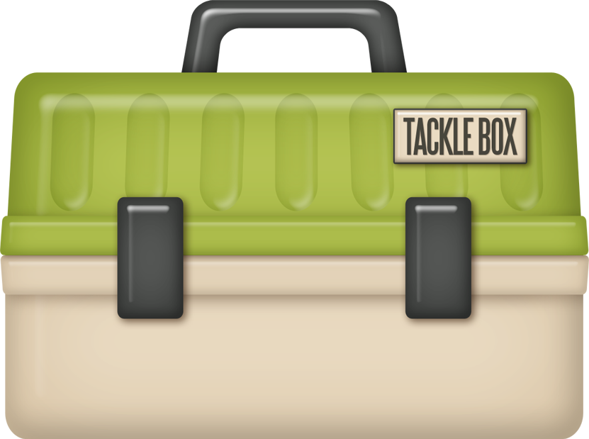 Download Fisherman Clipart Tackle Box - Briefcase - Full Size PNG Image ...