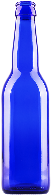 Download Blue Cobalt Bottle 330 Ml Bn052 - Blue Beer Bottle - Full Size ...