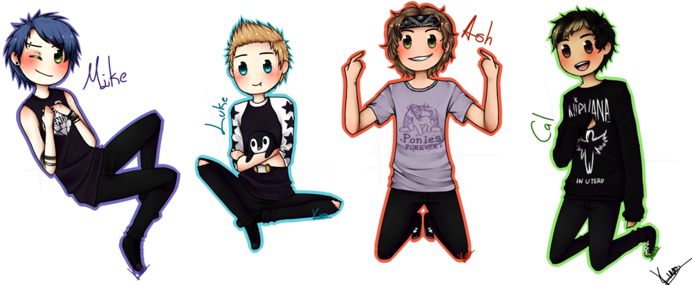 Download 5sos Transparent Pixel - 5 Seconds Of Summer Kawaii - Full ...