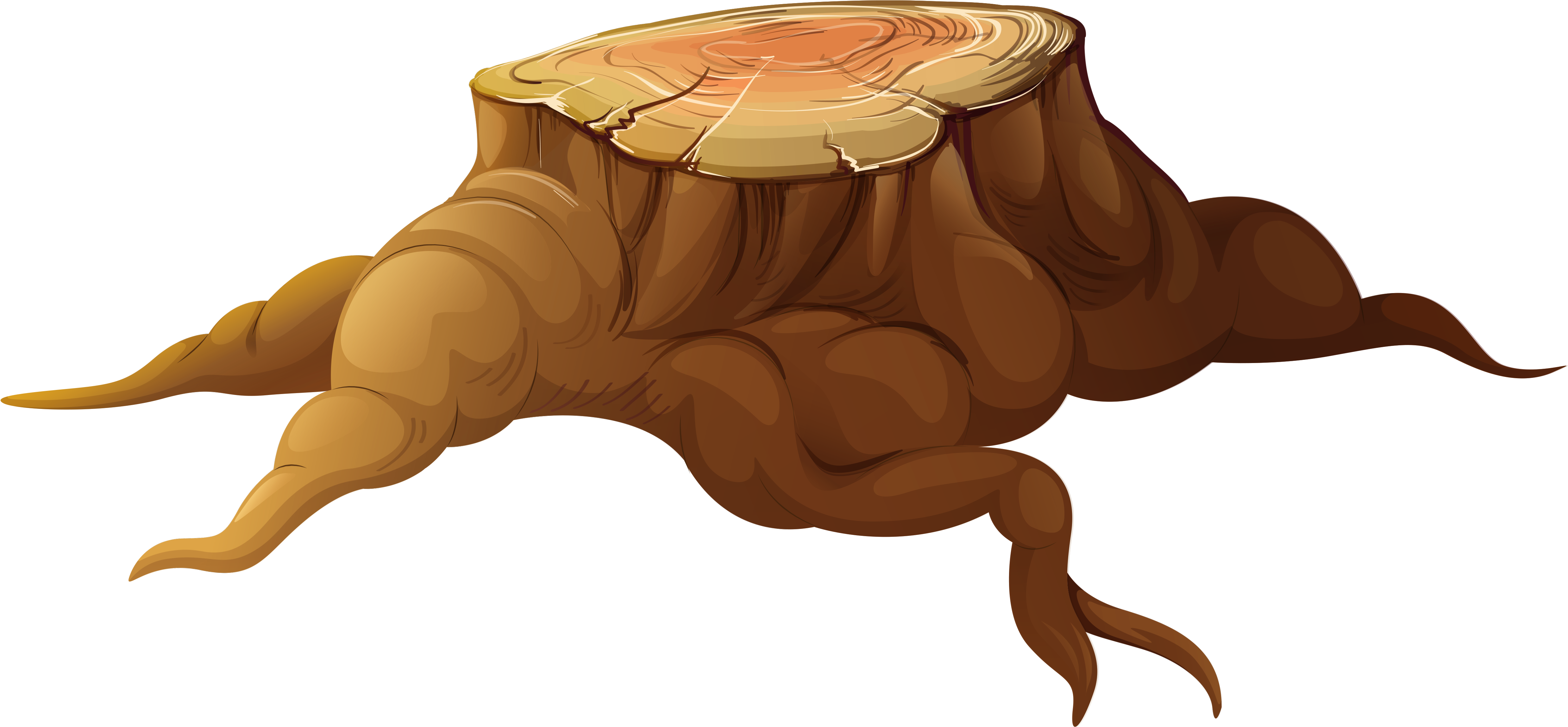 Download Tree Stump Cartoon Png - Full Size PNG Image - PNGkit