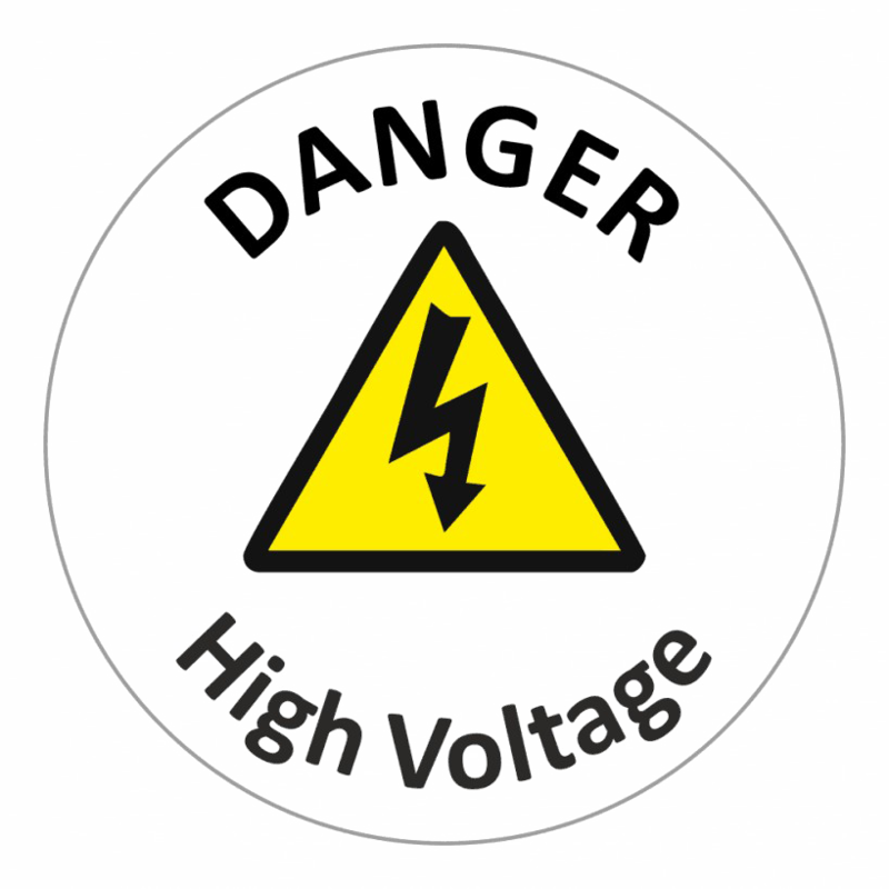 Download High Voltage Sign Png Image - Caution Risk Of Electric Shock ...