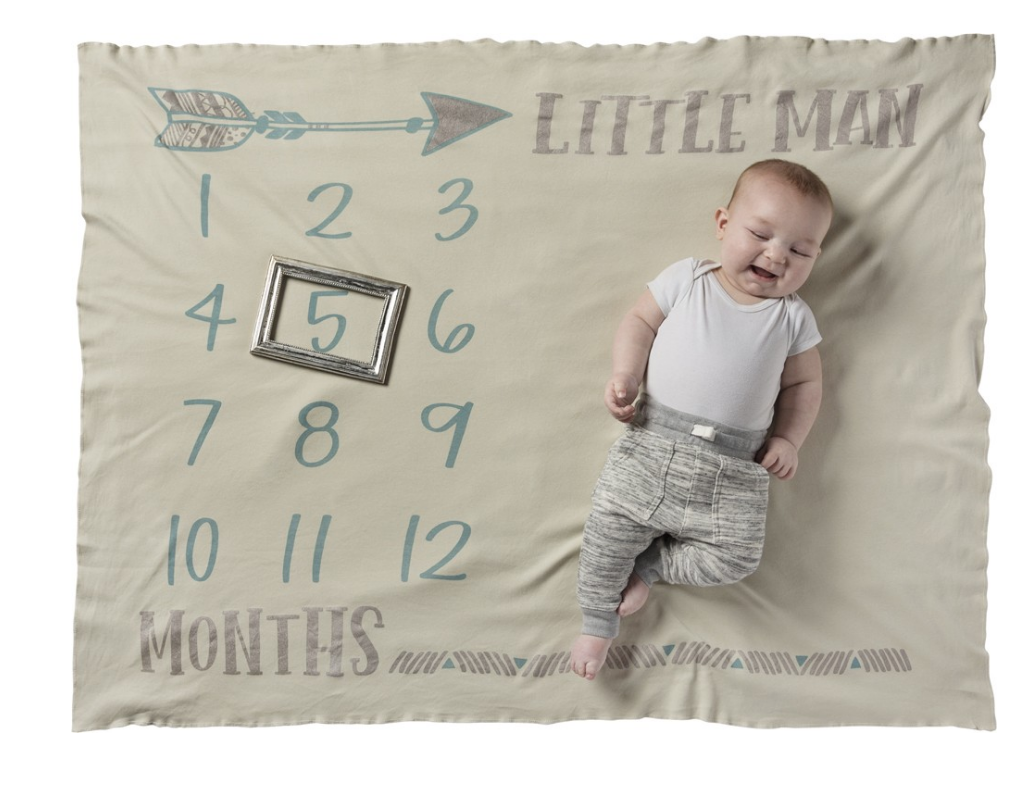Download "little Man" First Years Milestone Blanket - Primitives By ...