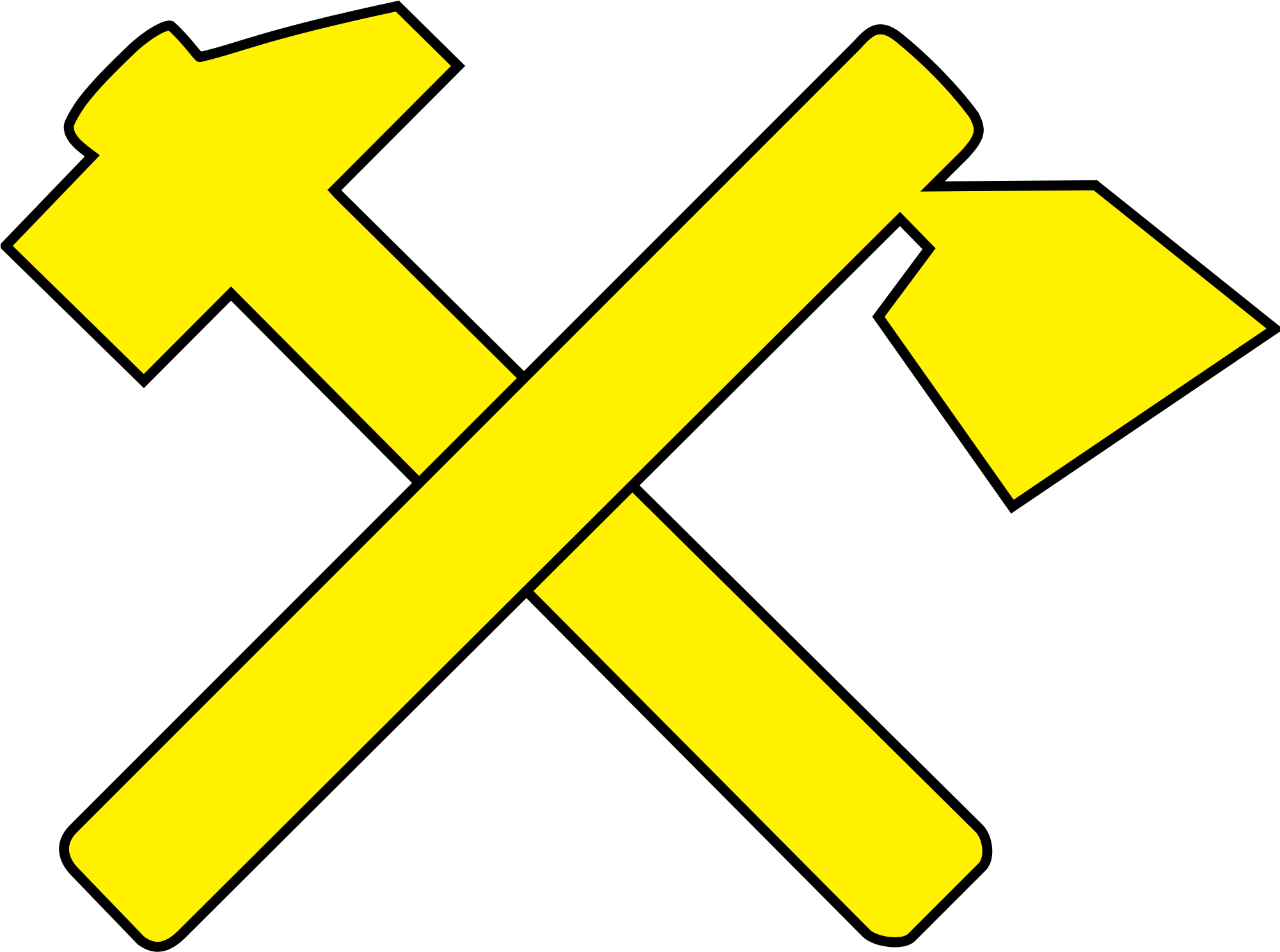 Download Hammer And Pick - Full Size PNG Image - PNGkit