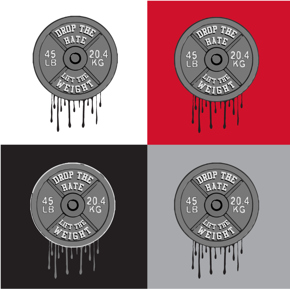 Download Drop The Hate, Lift The Weight - Circle - Full Size PNG Image ...