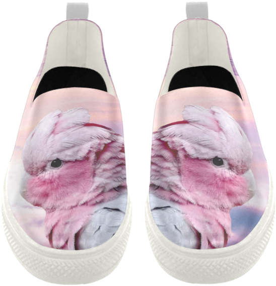 Download Galah Cockatoo Apus Slip On Microfiber Women Shoes - Shoe ...