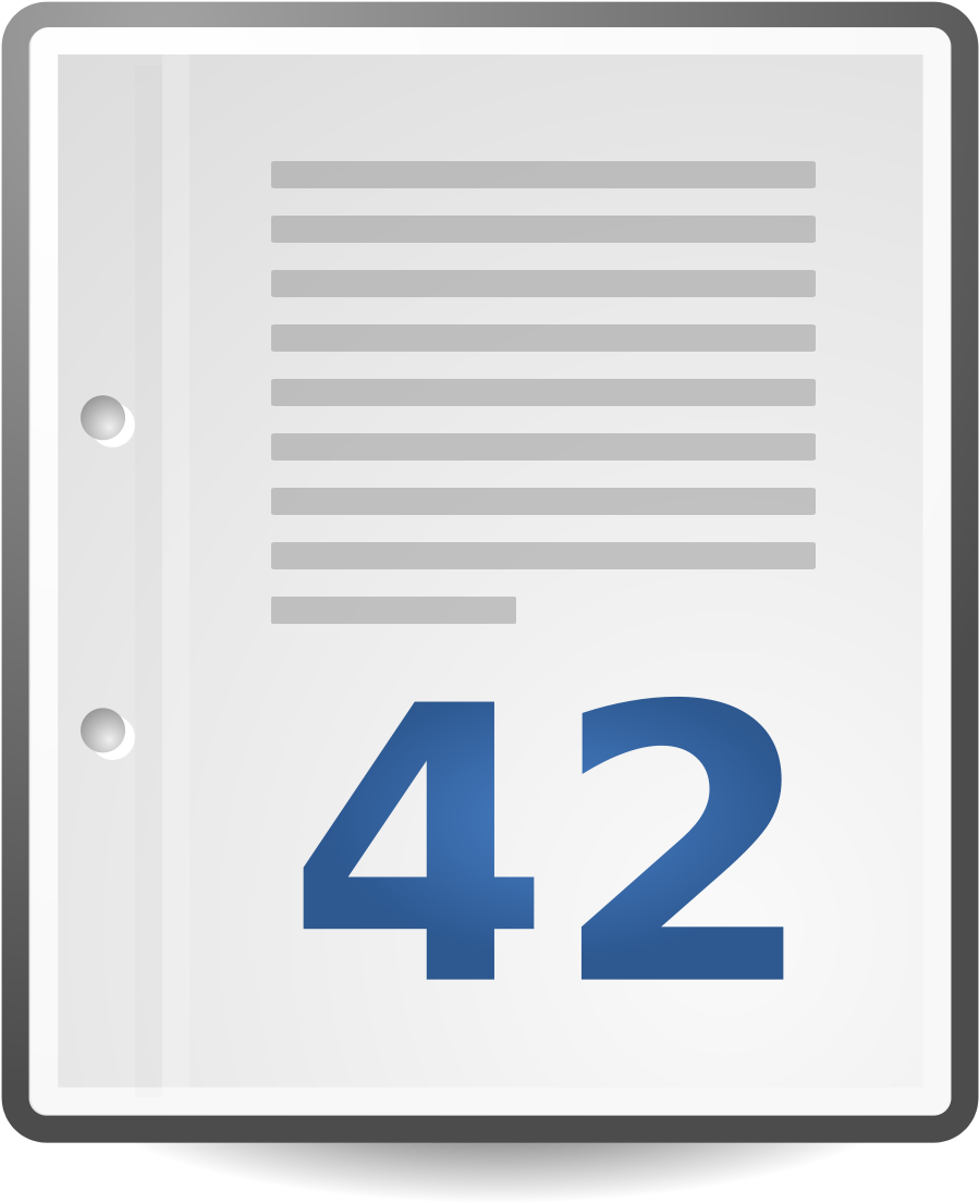 Download Text Document With Page Number Icon - Page Number Icon Png ...