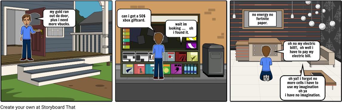 Download The Kid Buying Vbucks - Cartoon - Full Size PNG Image - PNGkit