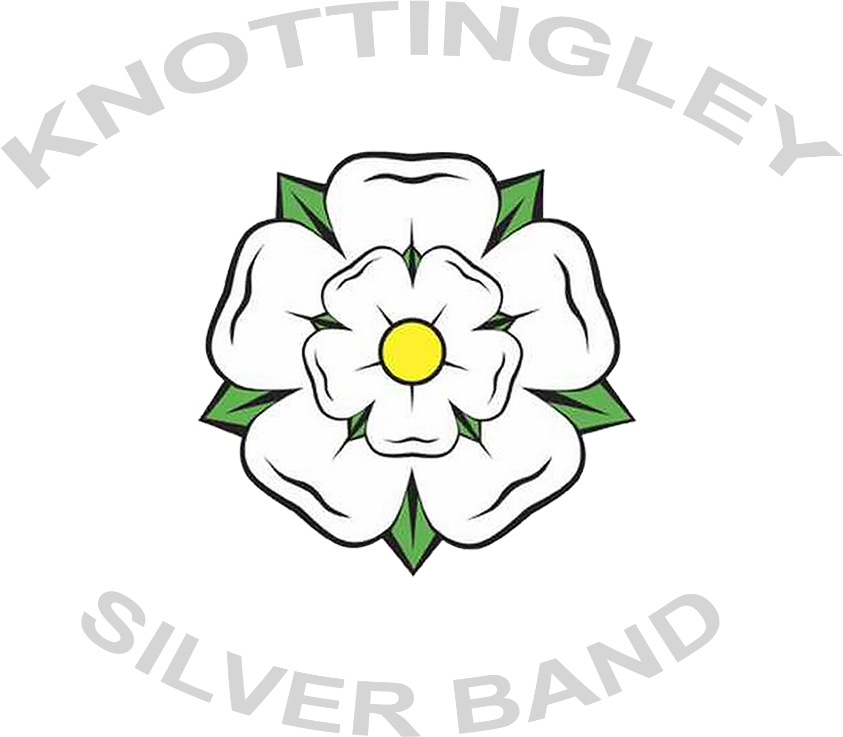Download Knottingley Silver Band - Yorkshire Rose - Full Size PNG Image ...