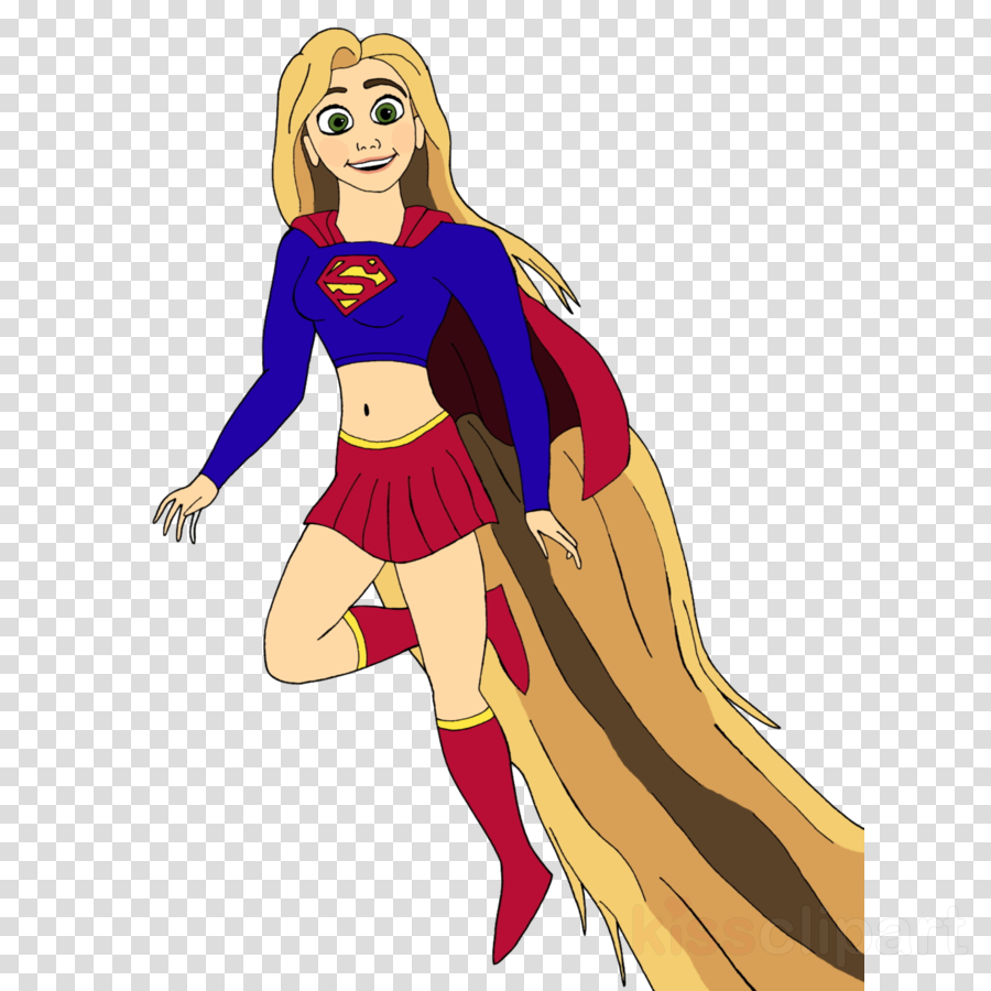 Download Rapunzel As Supergirl Clipart Rapunzel Superhero Superman ...
