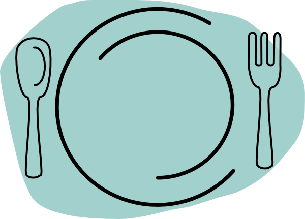 Download Cutlery Clipart Thanksgiving Dinner Plate - Plate Clip Art ...