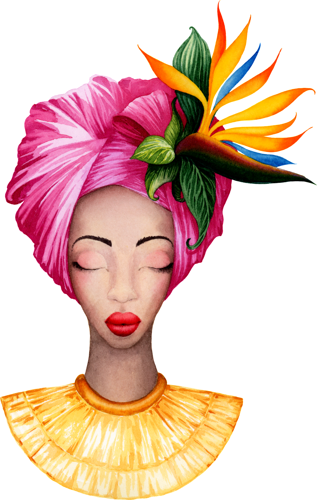 Download Watercolor Painting Female Hand-painted Transparent - Full ...