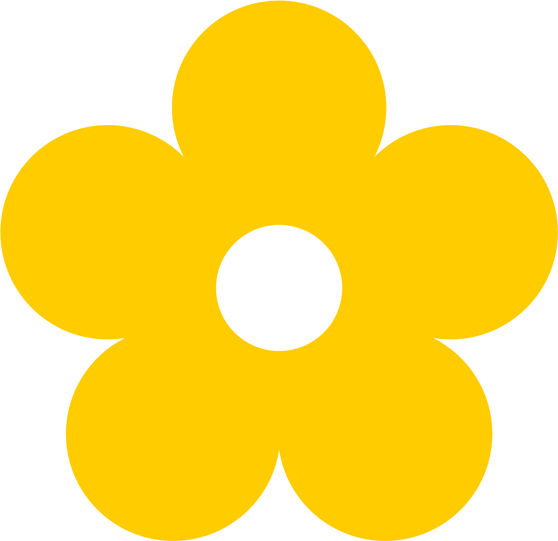 Download Transparent Flowers Color Clipart Hippie - Yellow Flower ...