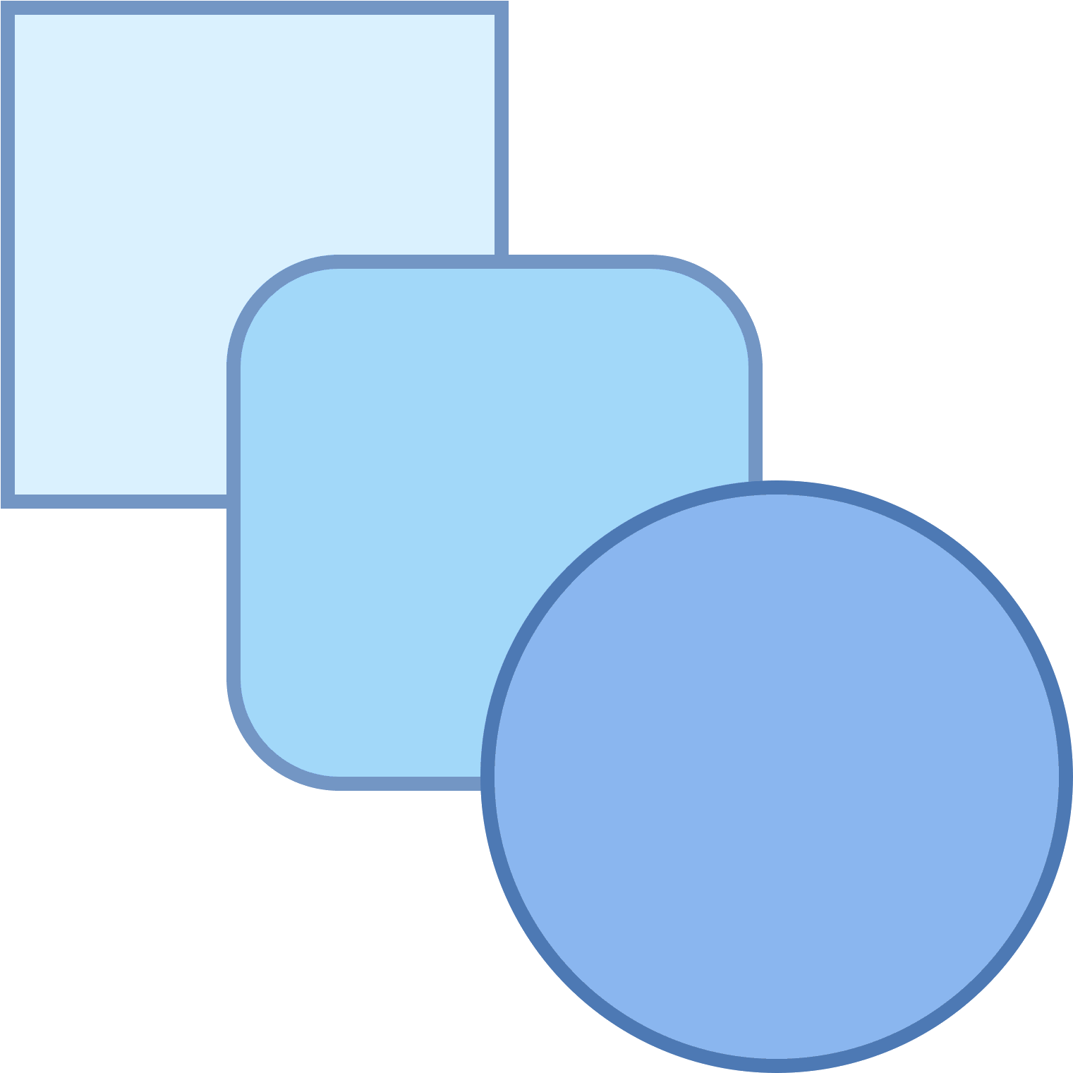 Download This Particular Icon Features Three Shapes That Are - Shape ...