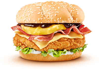 Download Hawaiian Burger Kfc - Kfc Sanders Burger - Full Size PNG Image ...
