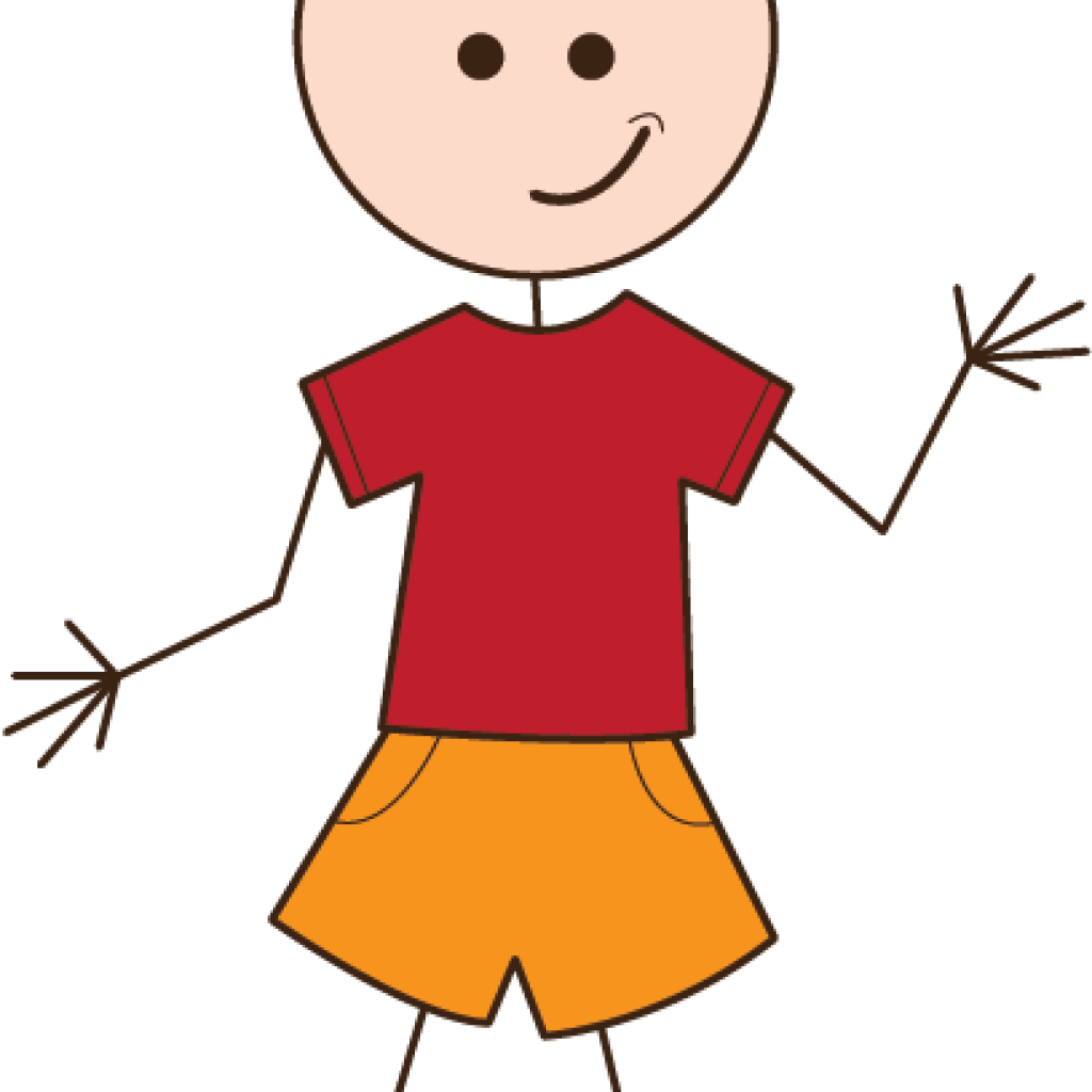 Download Clipart Boy Stick Figure - Boy Cartoon Stick Figure - Full ...