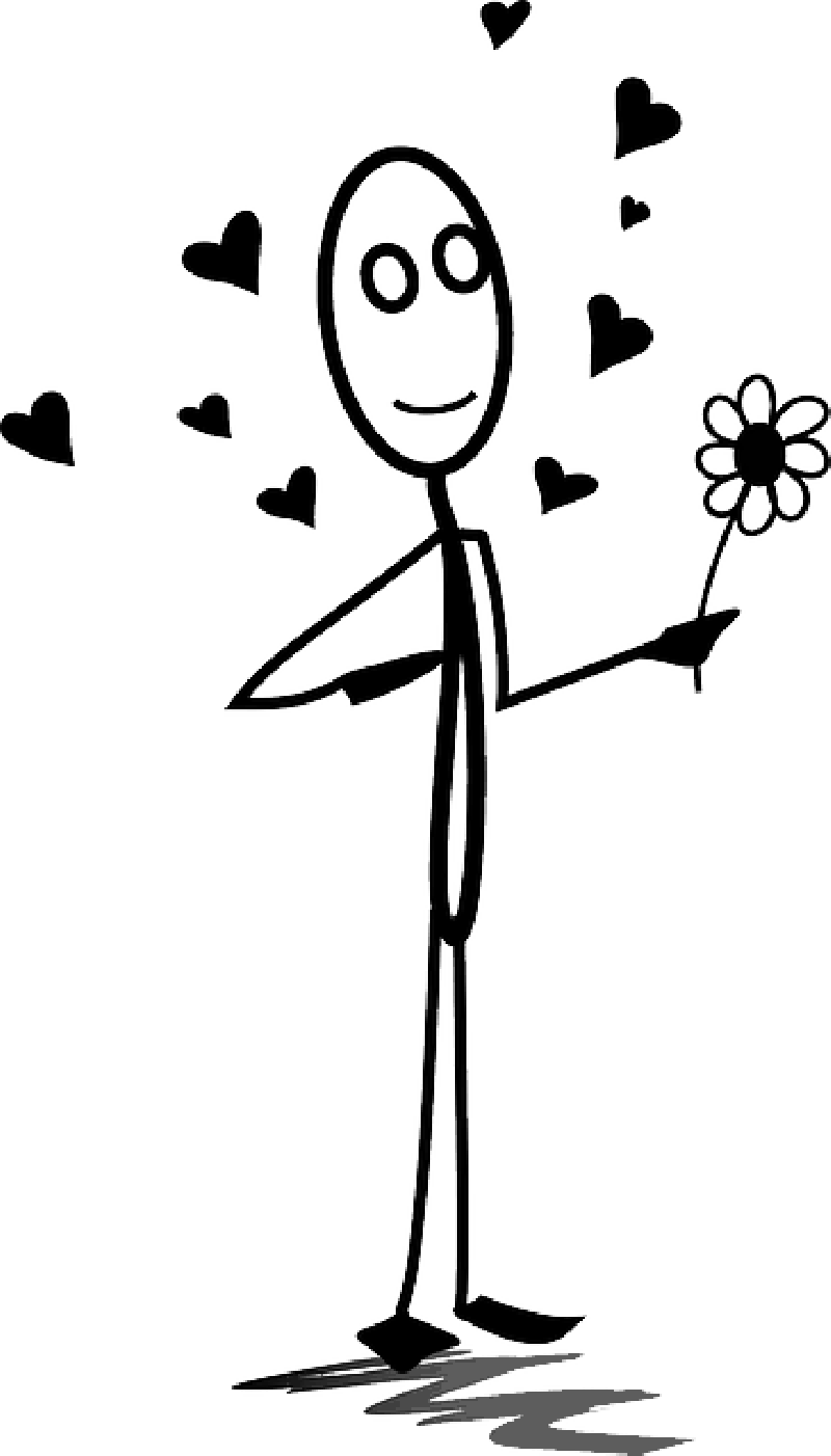 Download Love, Romance, Stickman, Stick Figure - Stick Man In Love ...