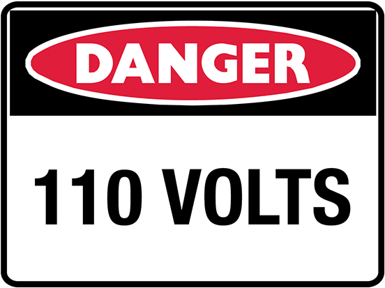 Download Brady Danger Sign Range 110 Volts - Danger Signs - Full Size ...