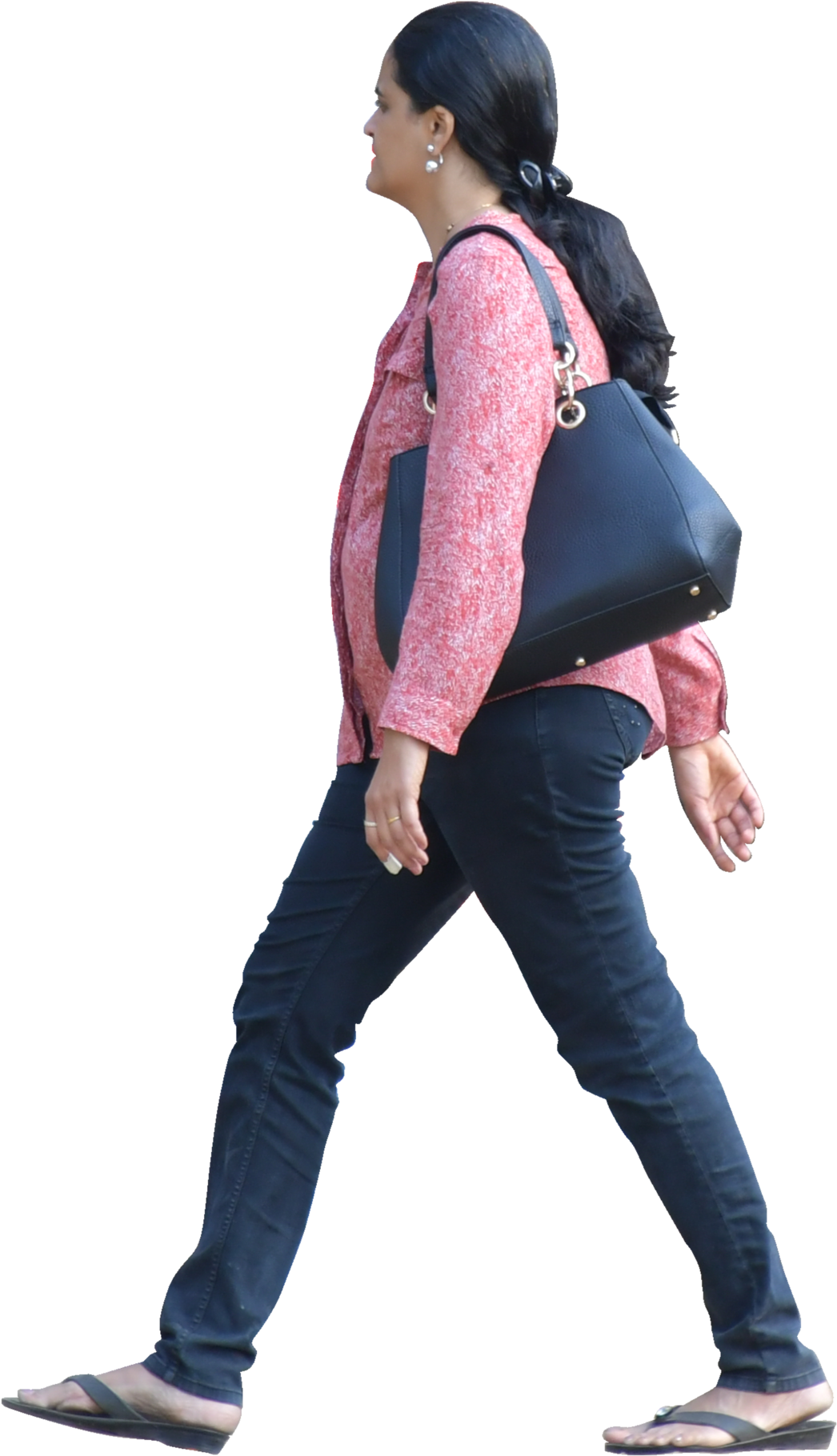 Download Jugaad Render, Walking Cutout, Women Indian Cutout, - Indian ...