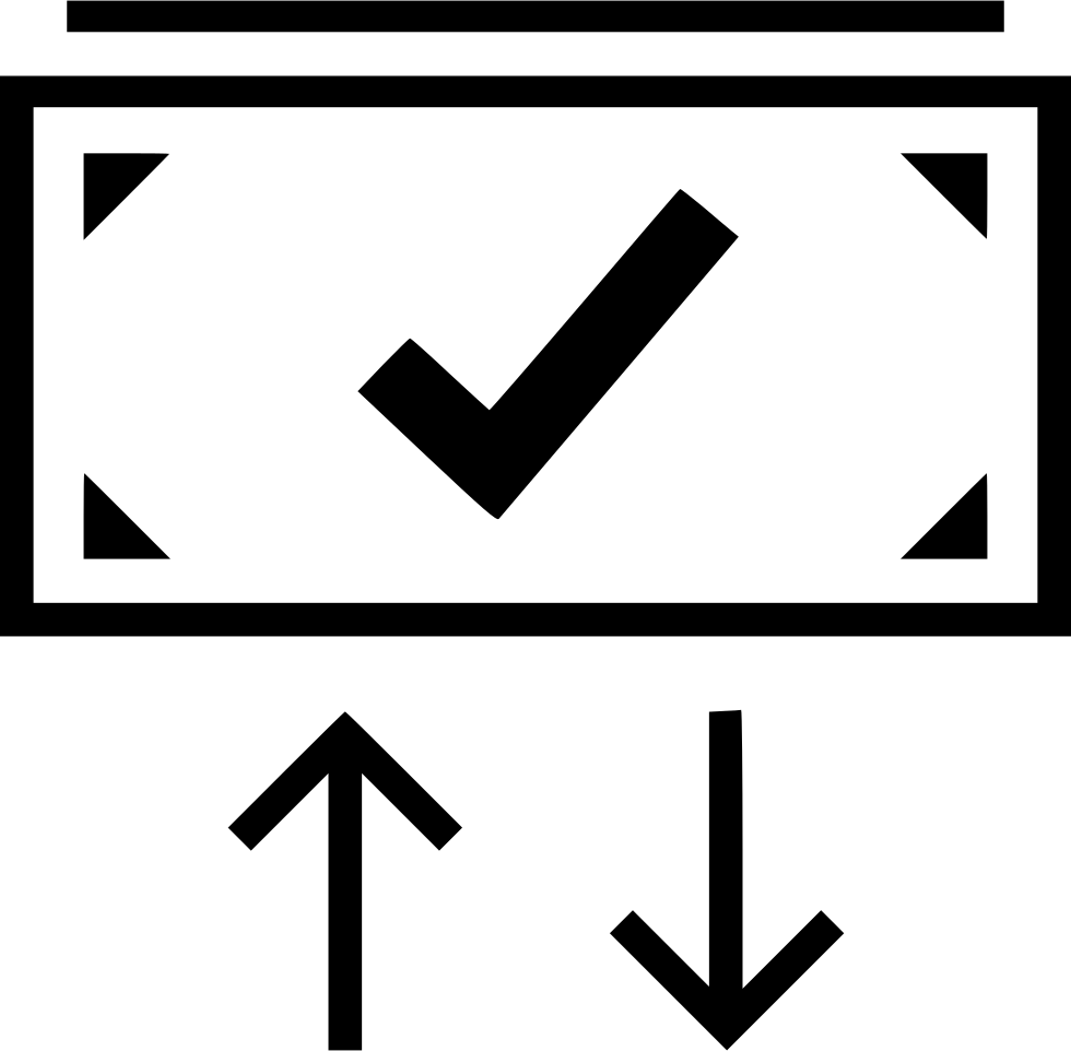 Download Check Mark Ok Dollar Sign Arrows Up Down Comments - United ...