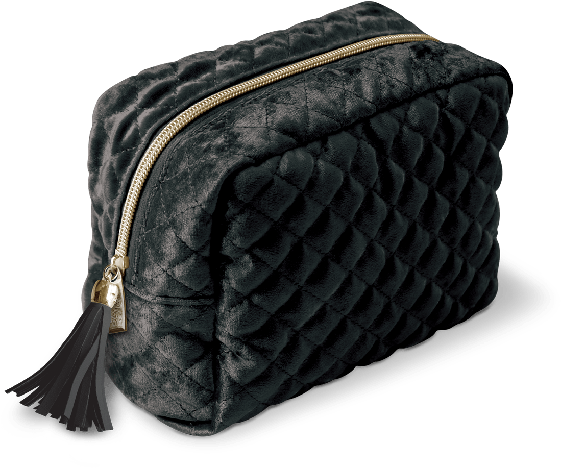 Download Black Velvet Cosmetic Bag - Cosmetics - Full Size PNG Image ...